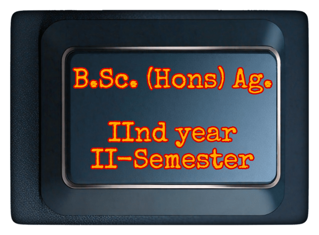 B.Sc. (Hons) Agriculture All Semester
